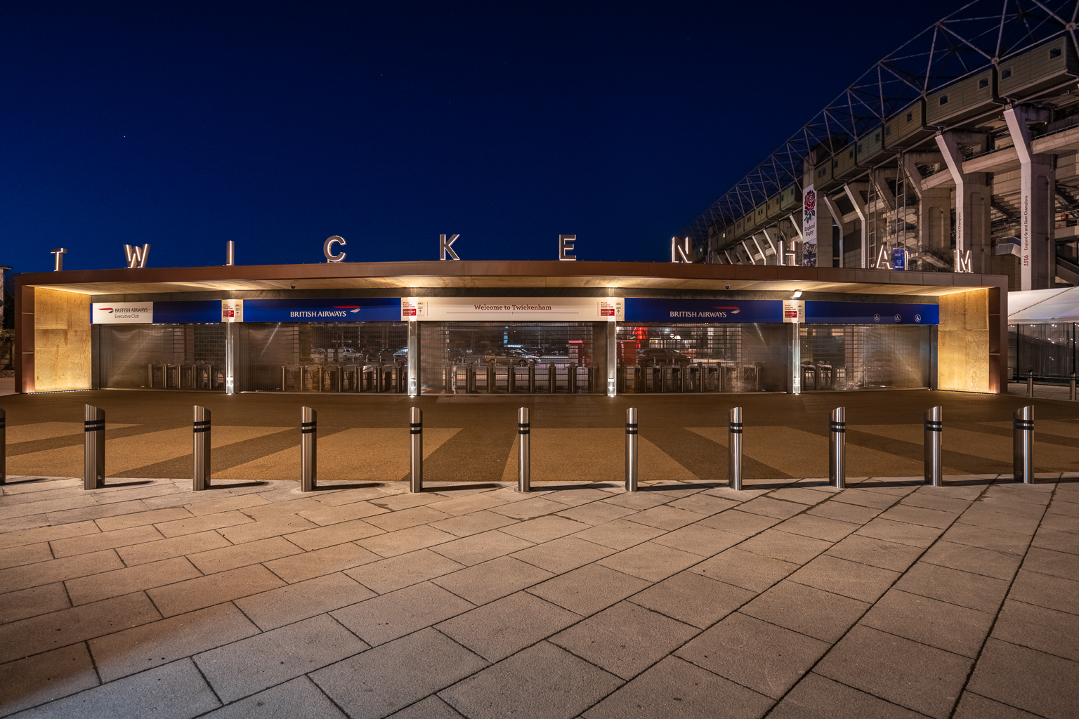 Michael Grubb Studio - Twickenham Stadium Gateways, Twickenham, UK